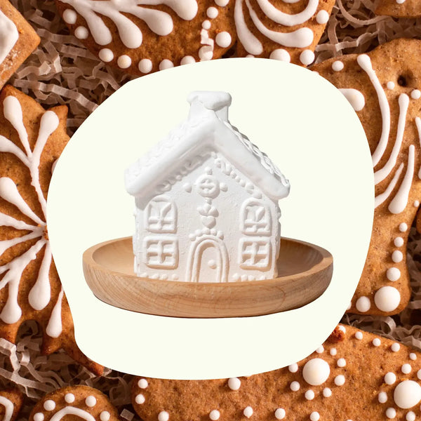 Gingerbread House Passive Diffuser – Feathers Gift Shop